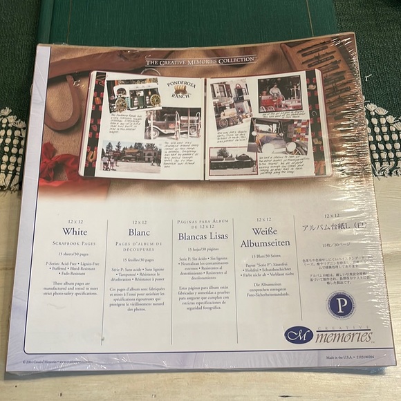 Creative Memories | Office | Creative Memories 2x12 Refill Pages Sealed ...